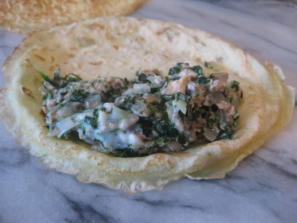 Crepes with Tuna Fish, Tarragon & Sauce Mornay – Kevin Lee Jacobs