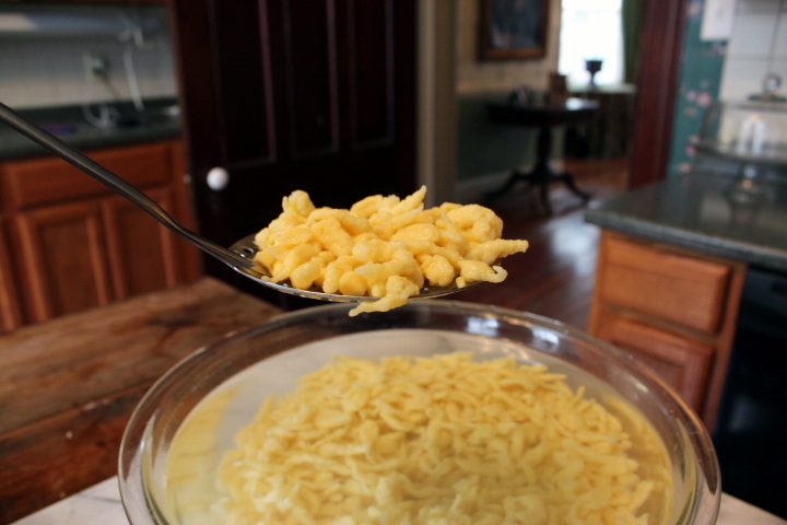 Homemade Spaetzle with Butter & Herbs – Kevin Lee Jacobs