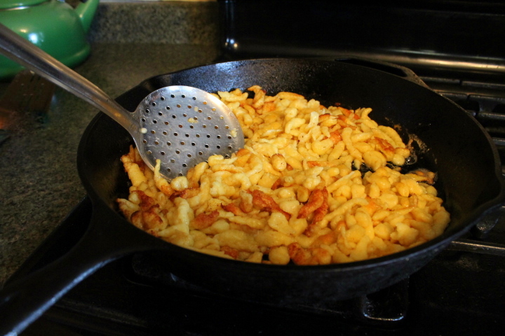 Homemade Spaetzle with Butter & Herbs – Kevin Lee Jacobs