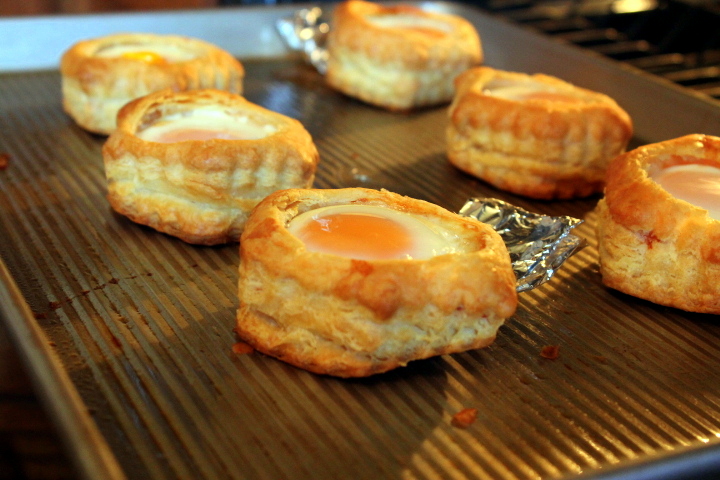 Eggs Baked in Puff Pastry Shells – Kevin Lee Jacobs