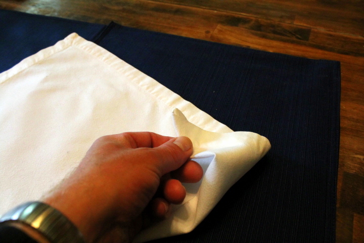 Napkin Folding 101: Fleur de Lis – Kevin Lee Jacobs