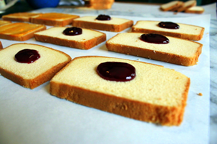 Petit Fours with White Chocolate Glaze – Kevin Lee Jacobs