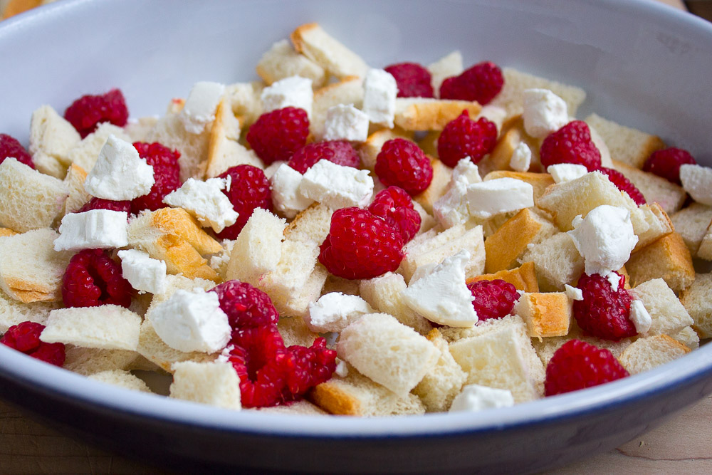 Make-Ahead Raspberry and Goat Cheese Strata – Kevin Lee Jacobs
