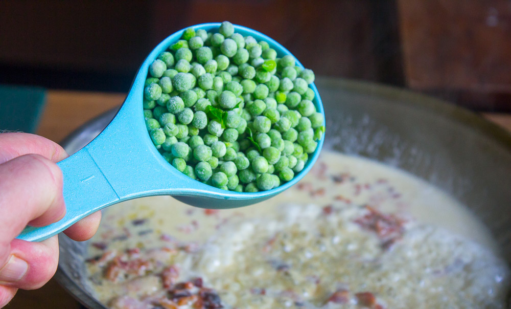 Penne with Peas, Parsley, Bacon and Mint – Kevin Lee Jacobs