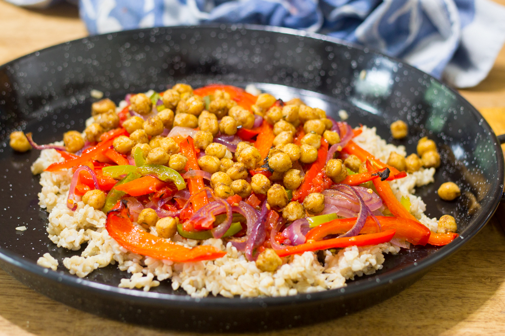 Roasted Chickpeas and Veggies Dinner – Kevin Lee Jacobs
